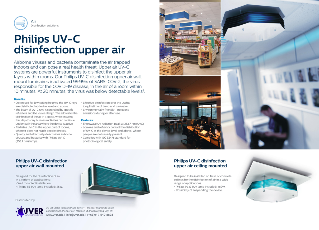 Philips UV-C Disinfection Upper Air – UVER